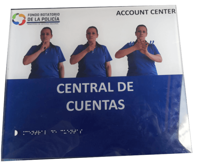 Señalética braille con lengua de señas - Norma NTC 6047 | ABS Print ...